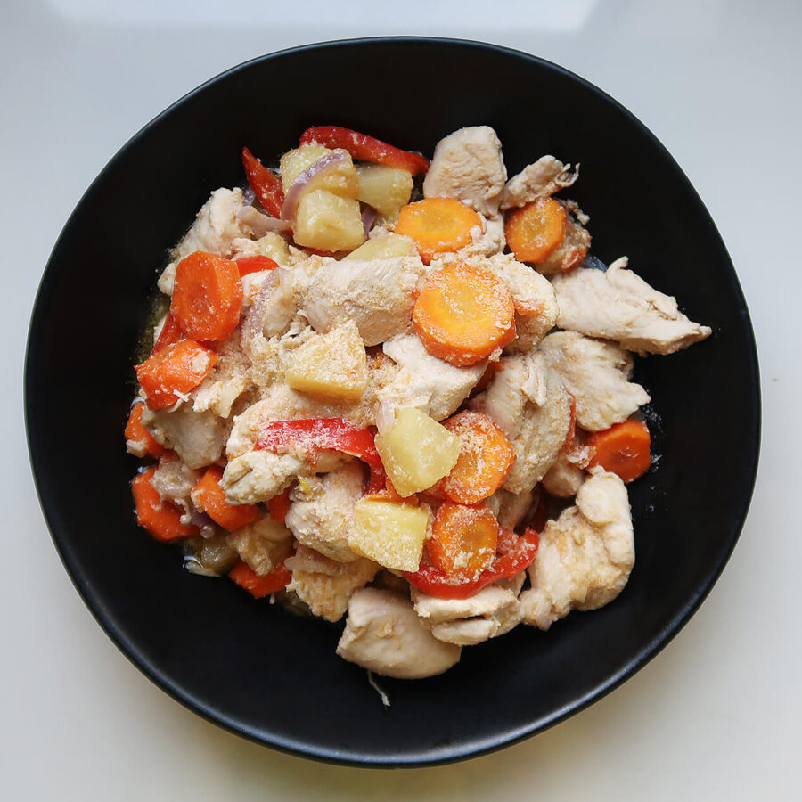 Tagalog Recipe: Pininyahang Manok with Milk - Geoffreview